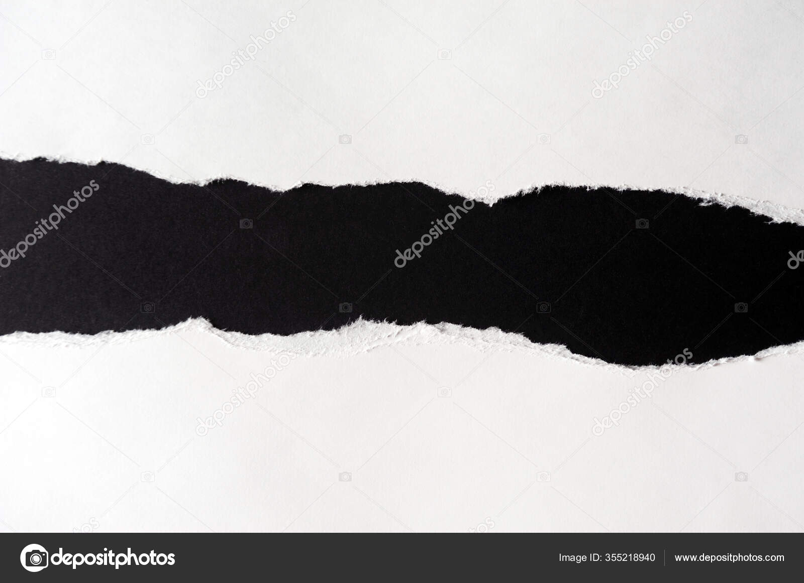 Ripped White Paper Texture