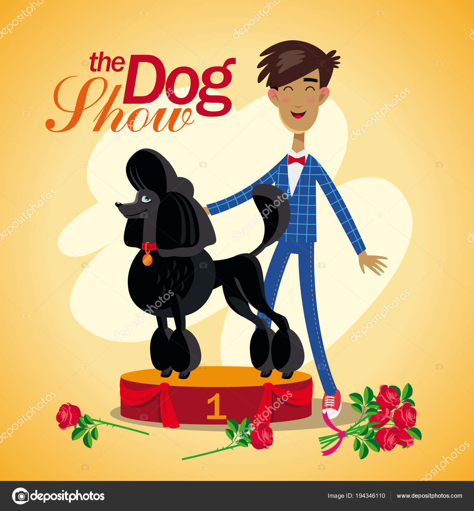 Standing Dog Cartoon Show