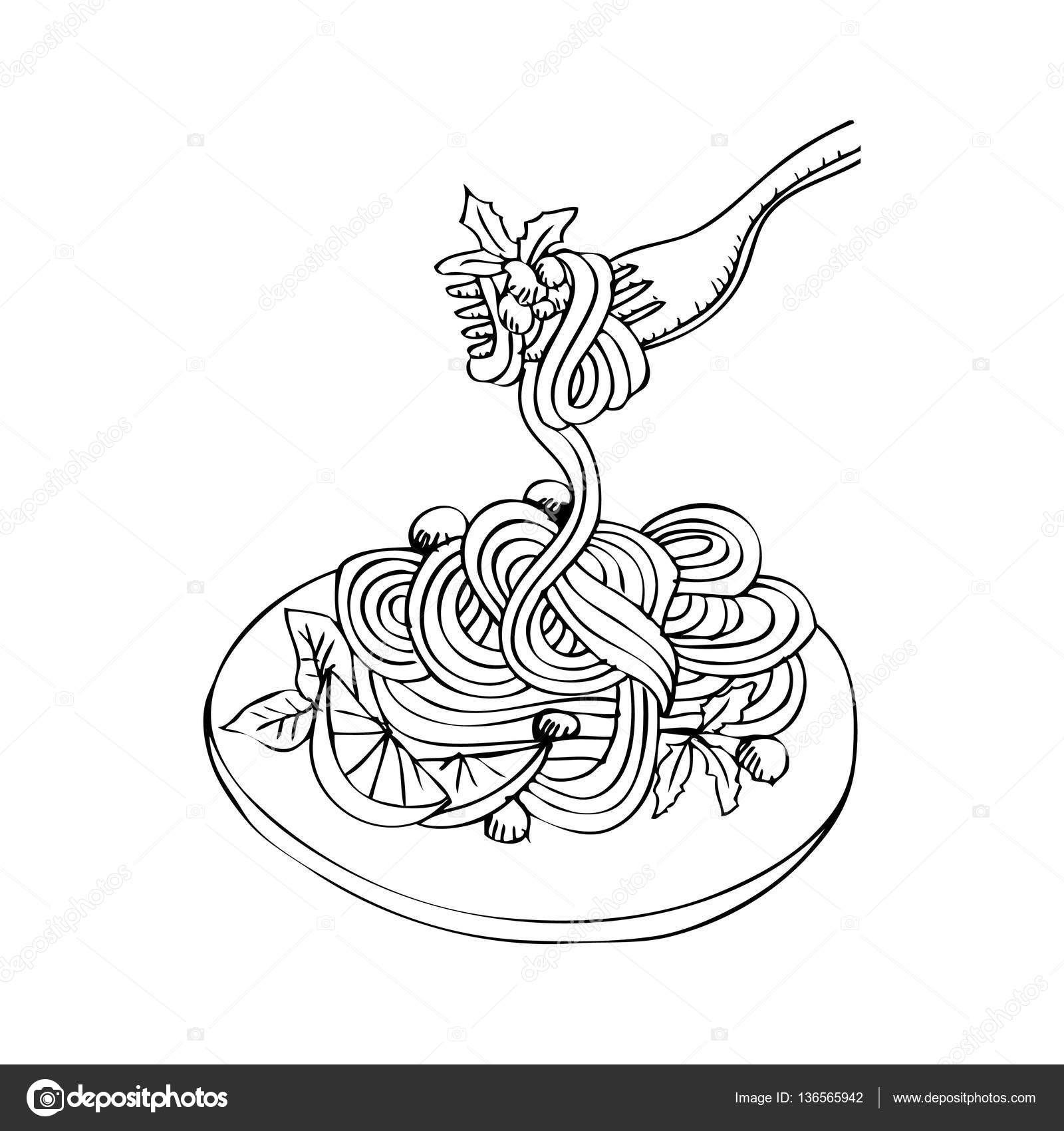 Hand Drawn Spaghetti