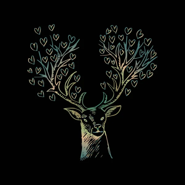 Cerf avec coeurs images libres de droit, photos de Cerf avec coeurs ...