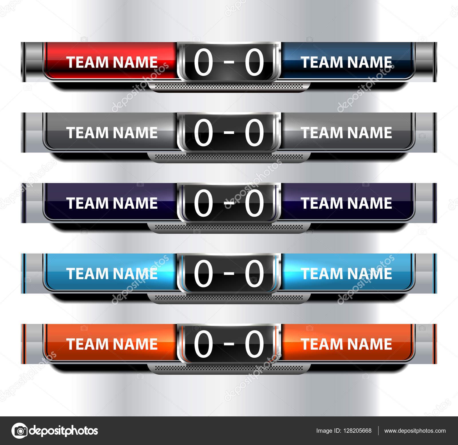 Scoreboard Template For Powerpoint