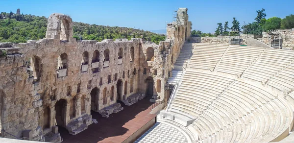 View of the stairs at the Parthenon temple — Stock Editorial Photo ...
