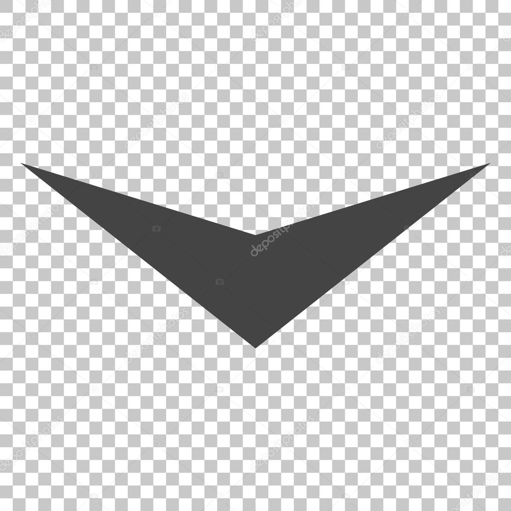 Arrowhead Down Vector Icon — Stock Vector © anastasyastocks.gmail.com ...