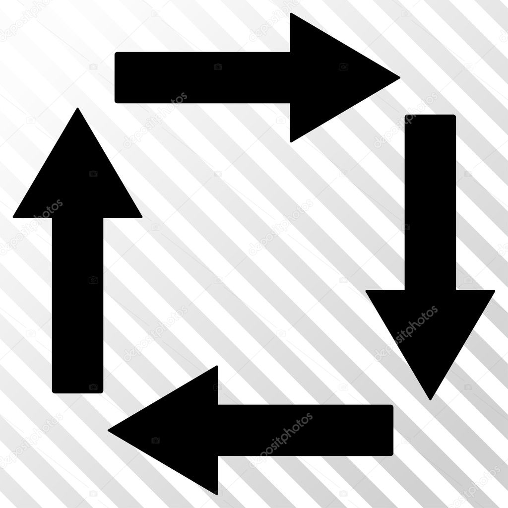 Circulation Arrows Vector Icon — Stock Vector © anastasyastocks.gmail ...