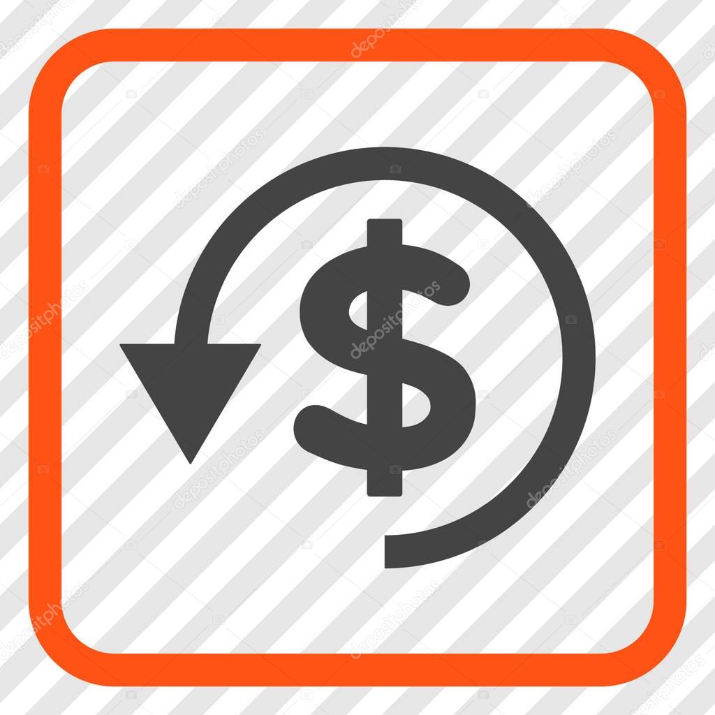 Chargeback Vector Icon In a Frame — Stock Vector © anastasyastocks ... Chargeback Vector Icon In a Frame — Stock Vector © anastasyastocks ...