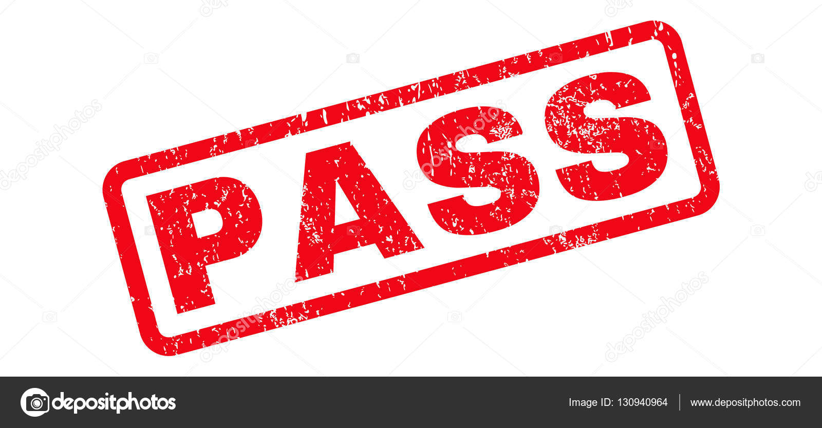Pass Rubber Stamp Stock Vector by ©anastasyastocks.gmail.com #130940964