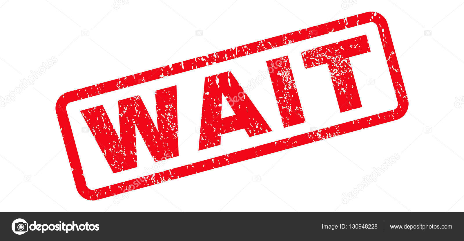 Wait Rubber Stamp Stock Vector by ©anastasyastocks.gmail.com 130948228