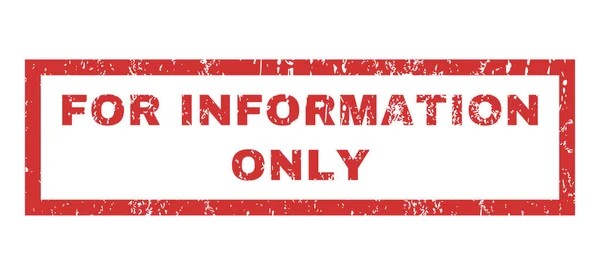 For Information Only Rubber Stamp — Stock Vector © tatyana.sibcode.com ...