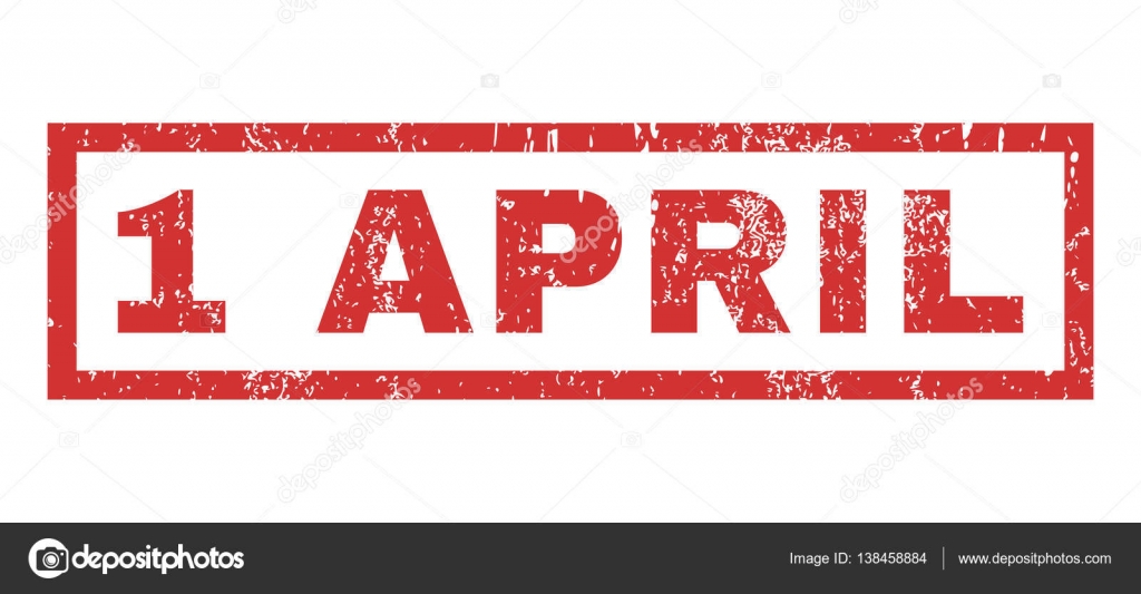 1 April Rubber Stamp Stock Vector Image by ©anastasyastocks.gmail.com ...