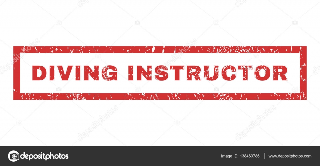 Diving Instructor Rubber Stamp Stock Vector by ©anastasyastocks.gmail ...