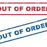 Out of order sign or stamp Stock Vector by ©roxanabalint 308925076