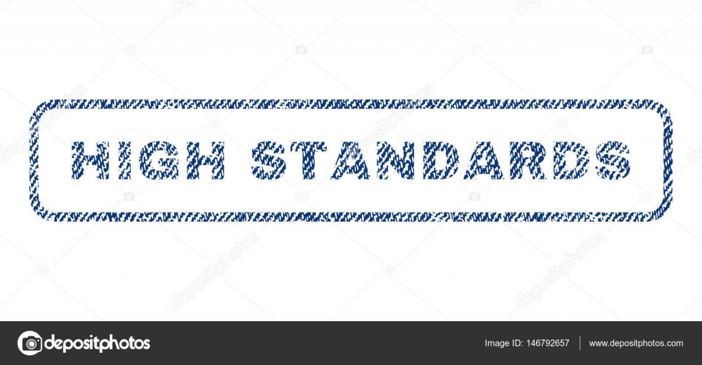 High Standards Textile Stamp Stock Vector Image by ©anastasyastocks ...