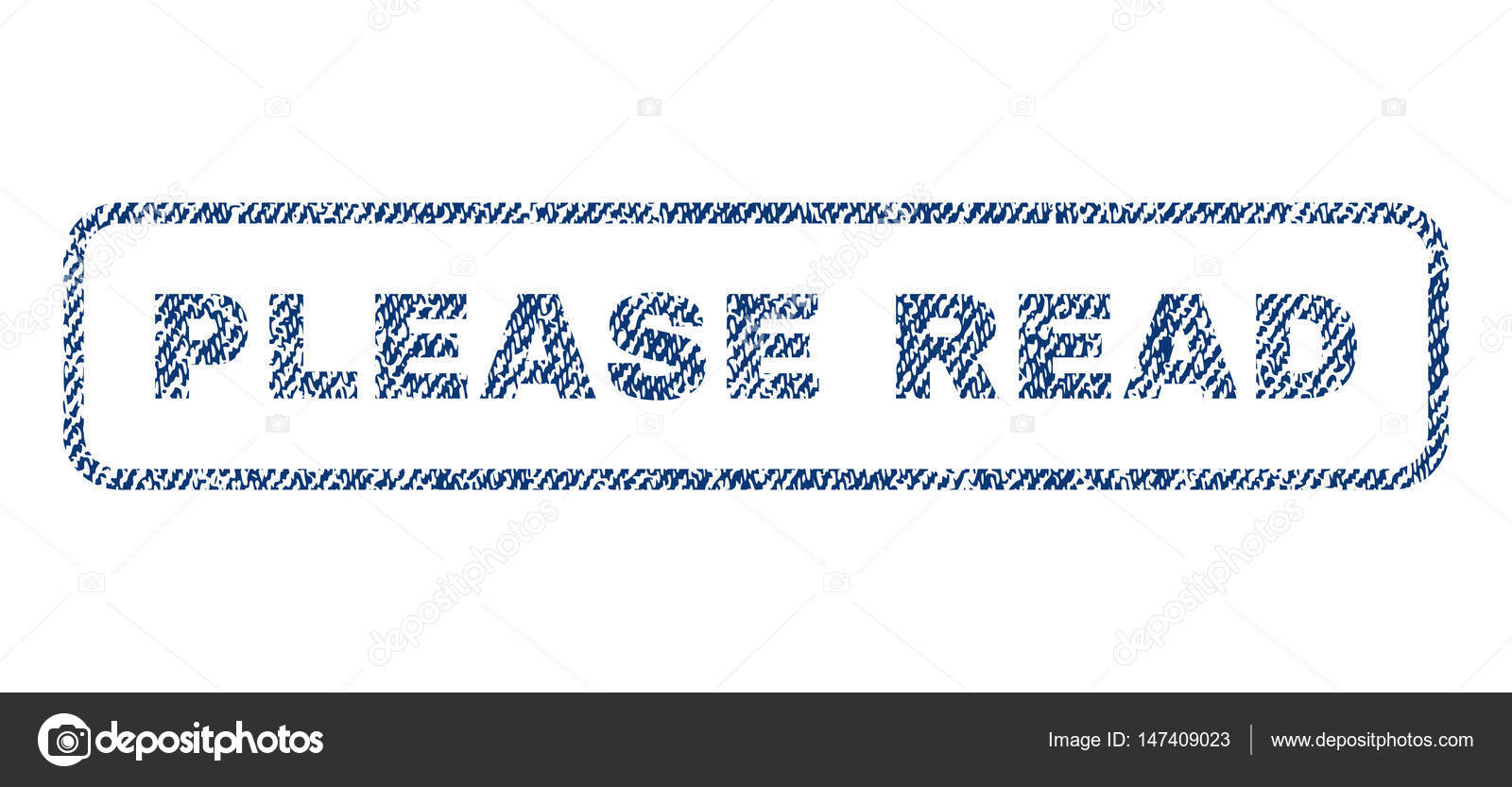 Please Read Textile Stamp Stock Vector Image by ©anastasyastocks.gmail ...