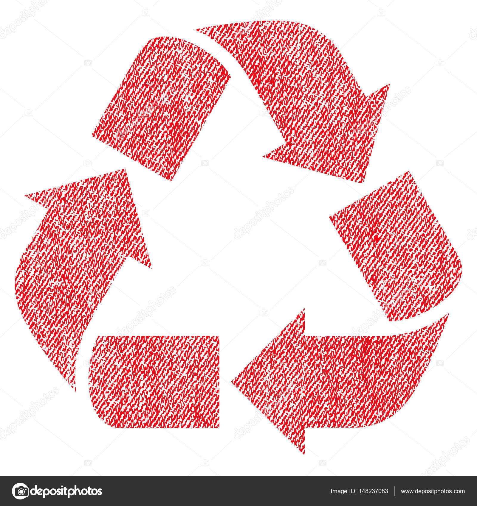 Recycle Fabric Textured Icon Stock Vector by ©anastasyastocks.gmail.com ...