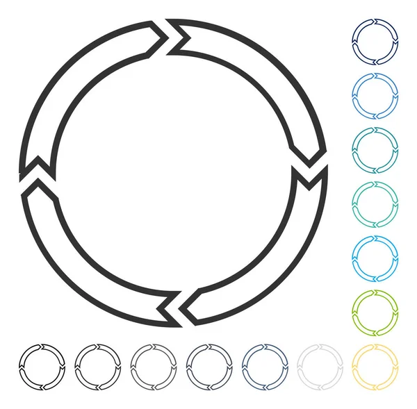 Rotation Circle Outline Vector Icon Stock Vector Image by ... Rotation Circle Outline Vector Icon Stock Vector Image by ...