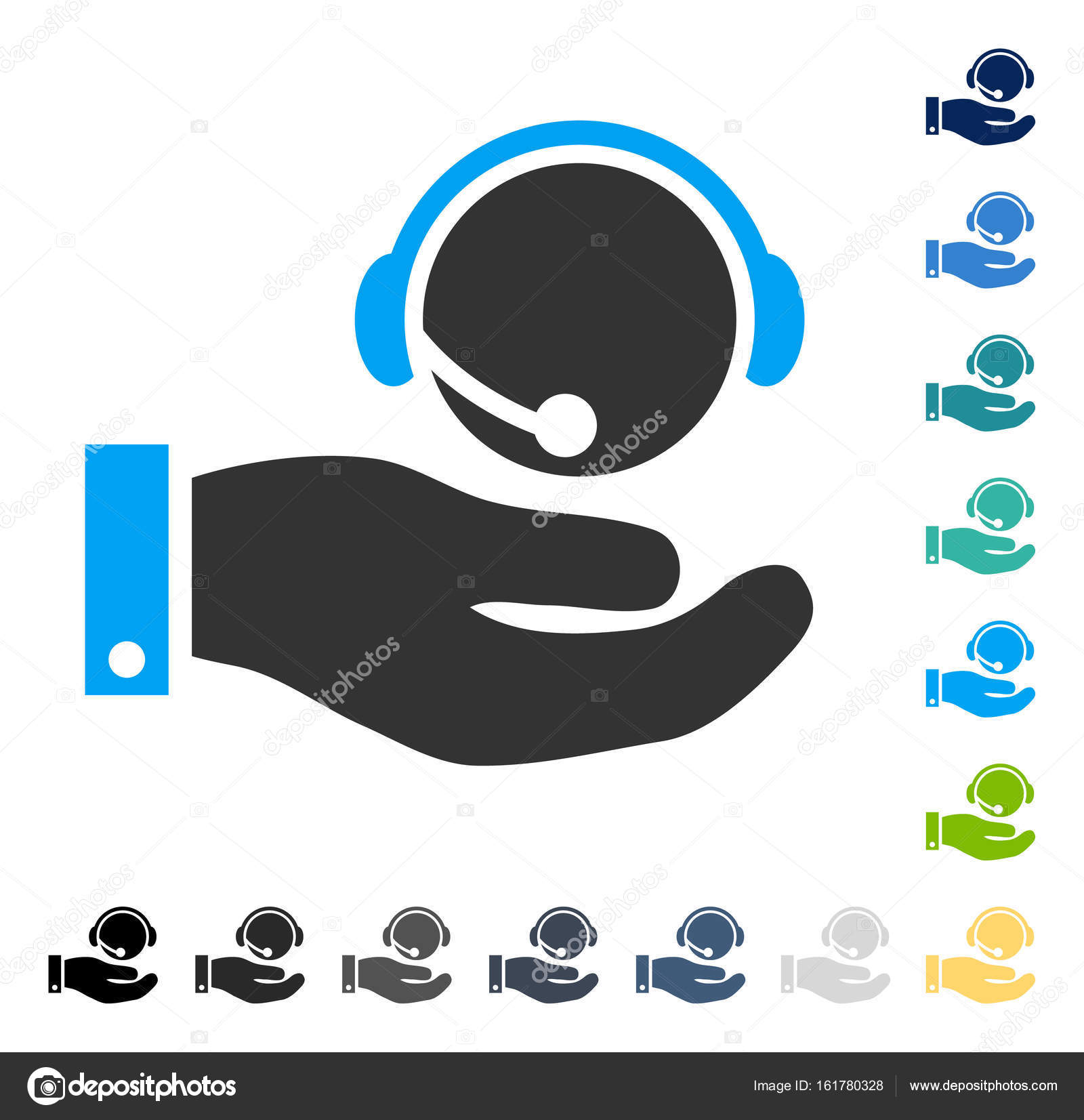 Call Center Service Vector Icon Stock Vector Image by ©anastasyastocks ...
