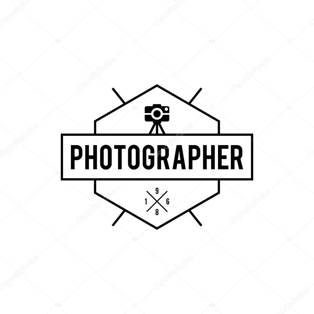 Photography Logos, Badges and Labels Design Elements set. Photo camera ...
