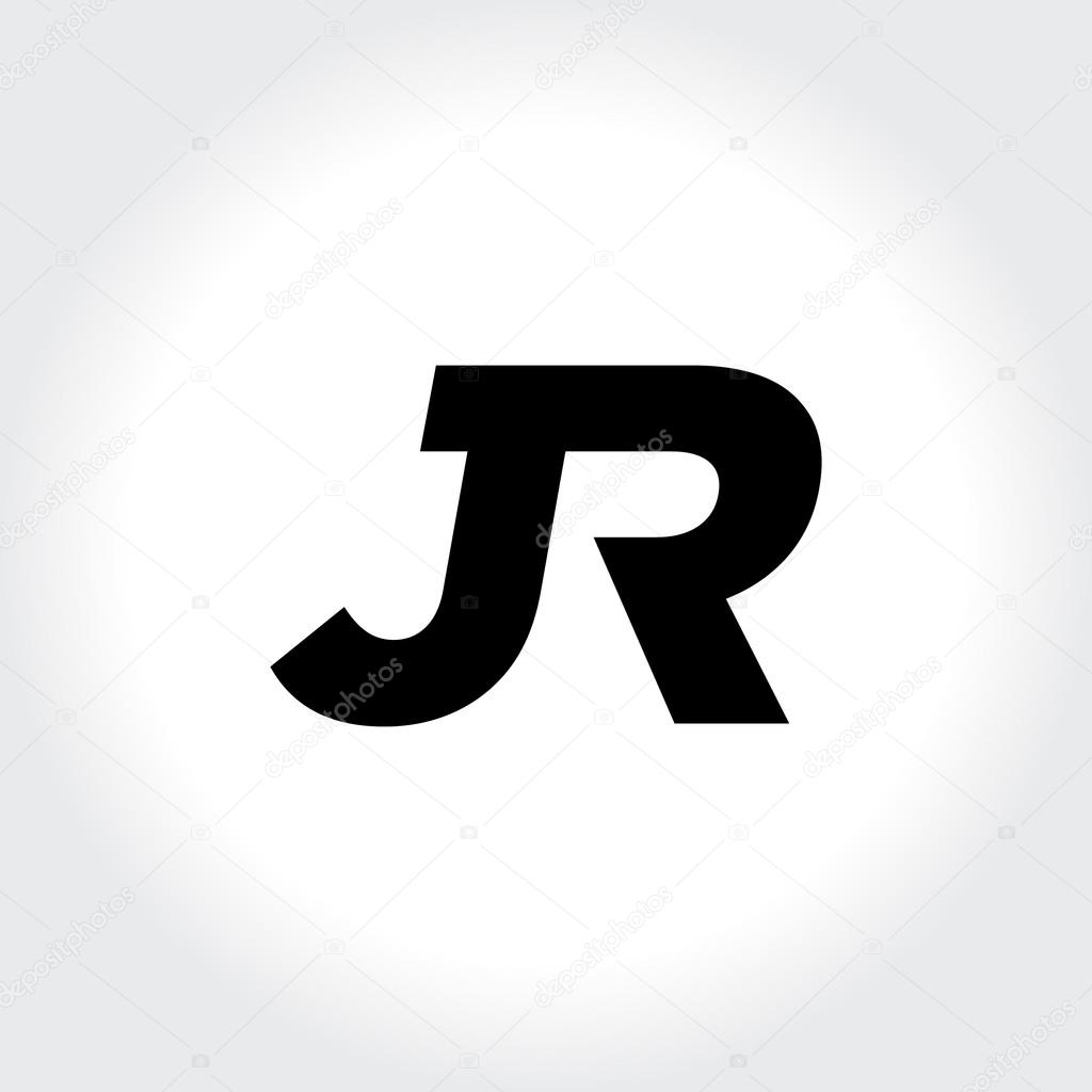 JR initial monogram circle logo — Stock Vector © SriRejeki #126509902