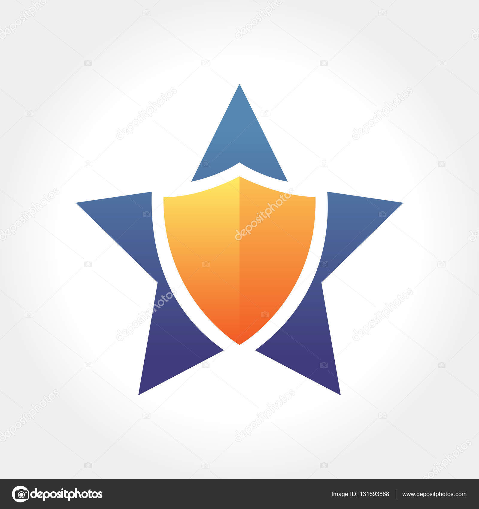 Star Security logo and icon design — Stock Vector © SriRejeki #131693868