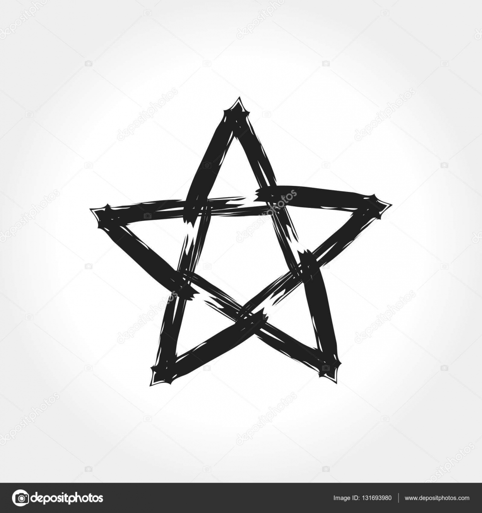 Hand Drawn Star logo and icon design — Stock Vector © SriRejeki #131693980