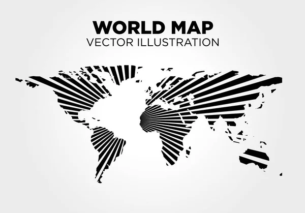 Mapa vetorial mundial imágenes de stock de arte vectorial | Depositphotos