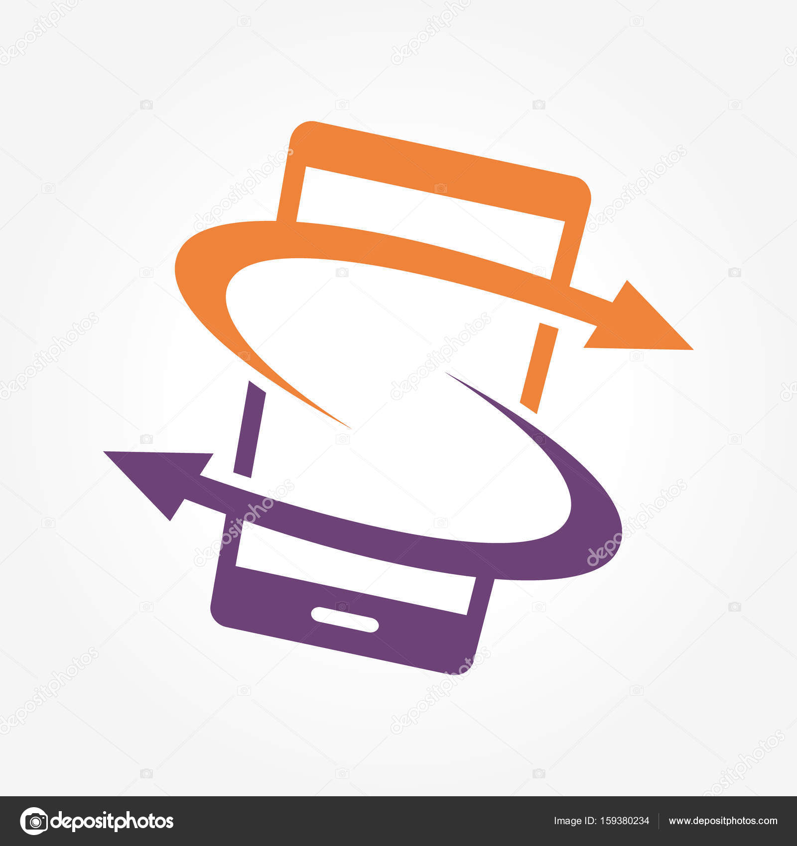 Mobile Phone Technology Business Symbol Design Stock Vector Image by ...