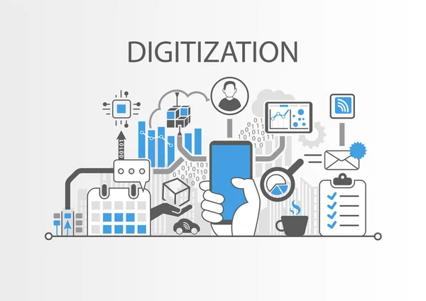 Digitization Stock Vectors, Royalty Free Digitization Illustrations ...