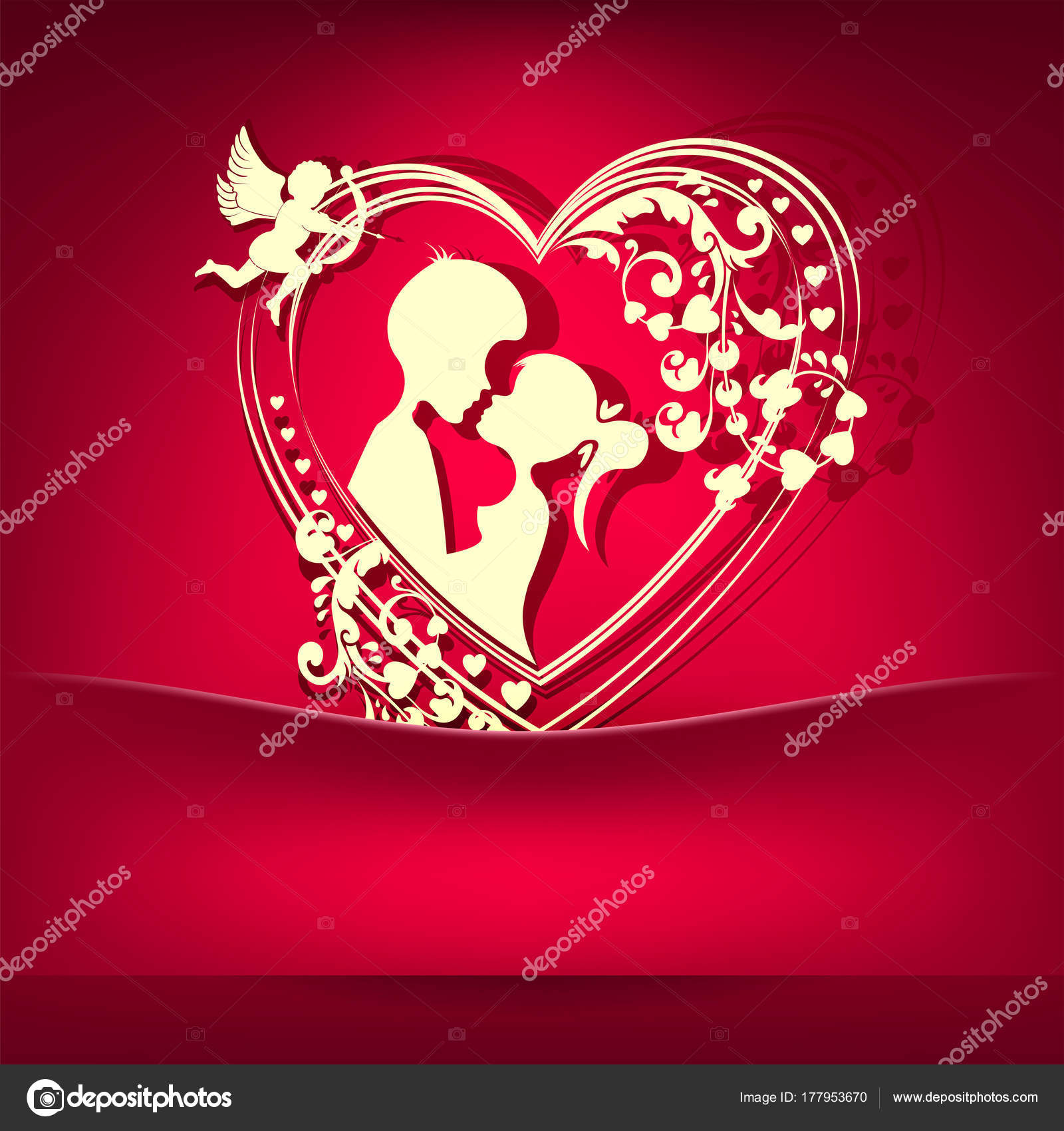 Disegno Di Cuore Innamorato - Disegni HD