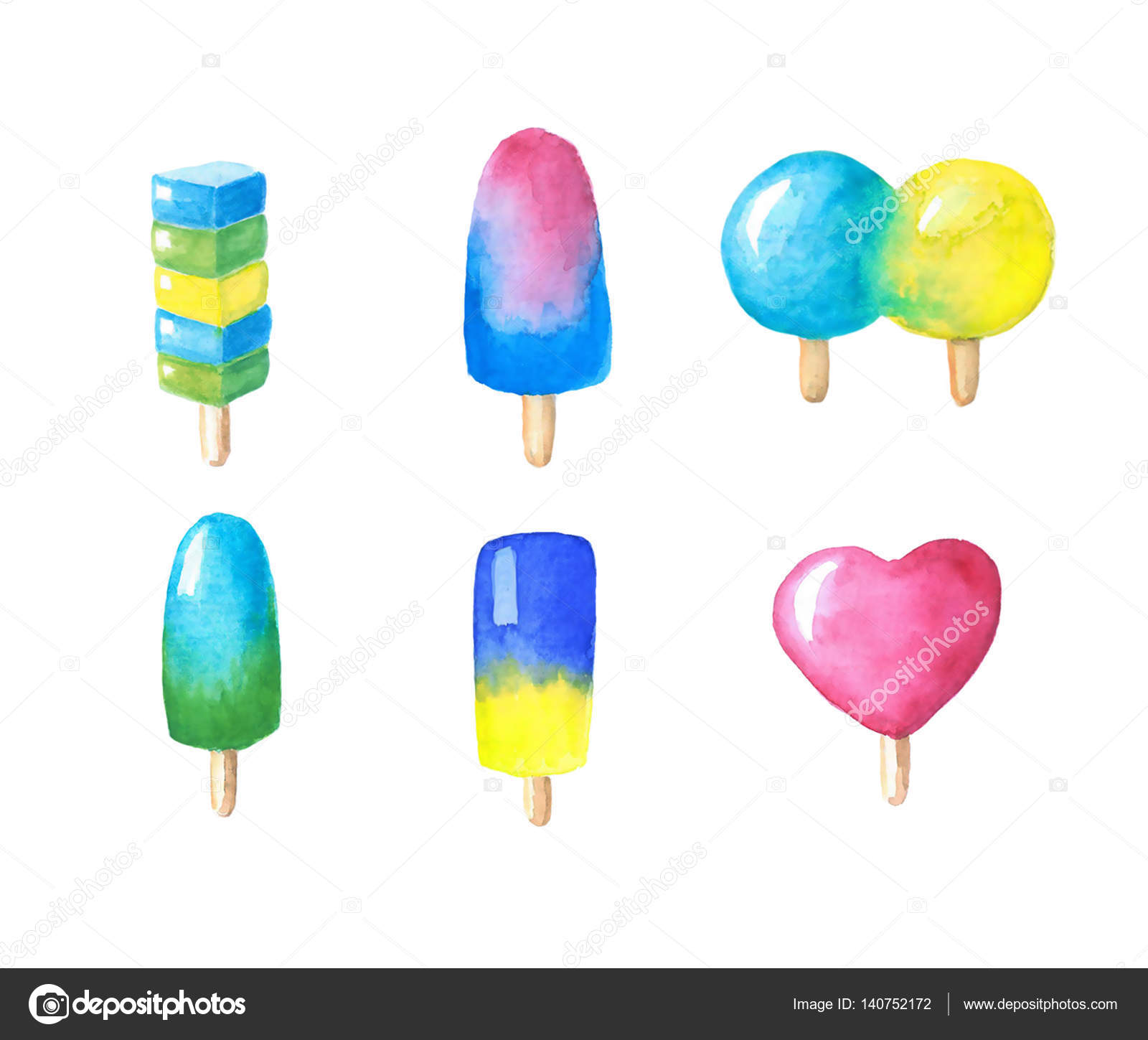 Ice Cream Lollipops