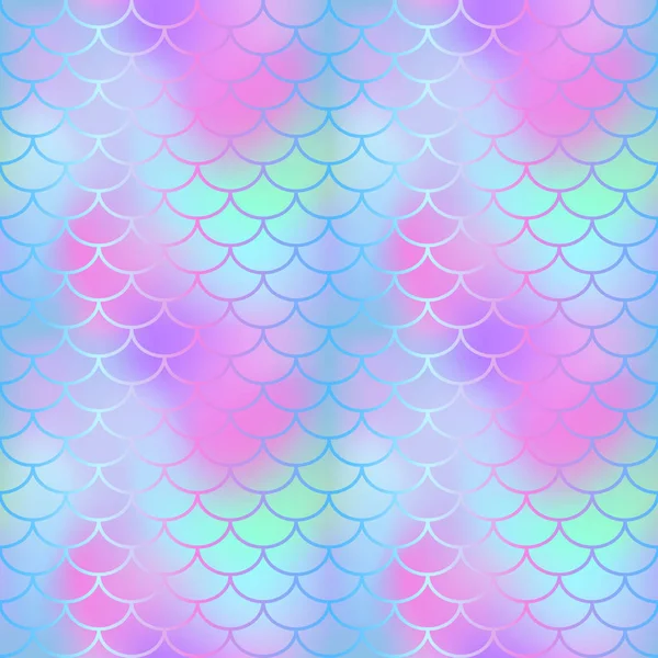 Textura de cola de sirena mágica. Escala de pescado patrón sin costura ...