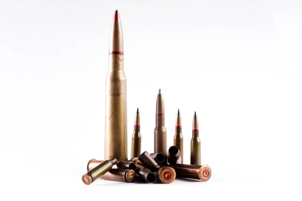 Bullets Cartridges Different Calibers — Stock Photo © 1odinmig.gmail ...
