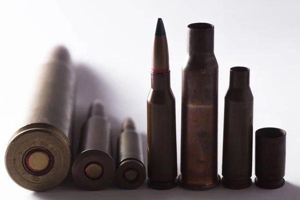 Bullets Cartridges Different Calibers — Stock Photo © 1odinmig.gmail ...