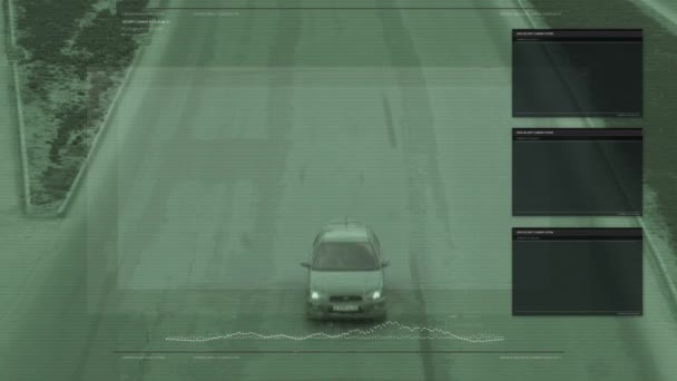 Camera surveillance with automatic identification of car numbers. The ...