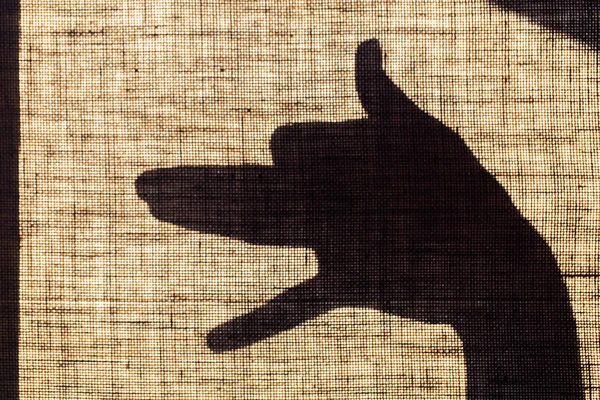 Dog Shadow Puppet