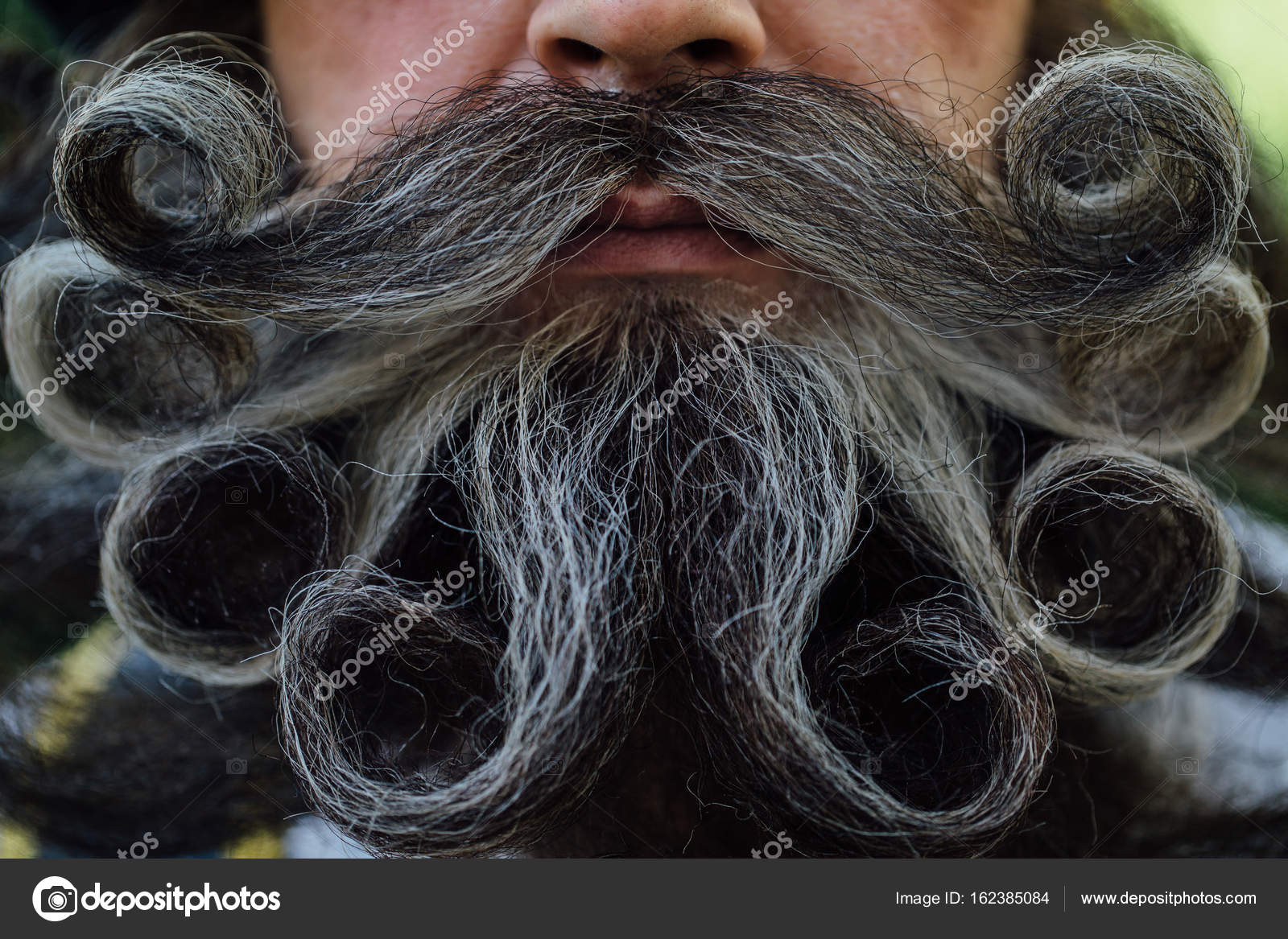 Handsome portrait of a brave Scot with a amazing beard and mustache ...