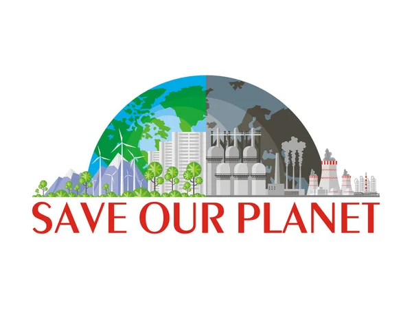 Save our planet Vector Art Stock Images | Depositphotos