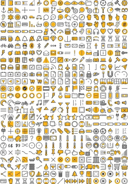 486 Web Application Icons Stock Vector by ©biuro.landart.ws 148180337