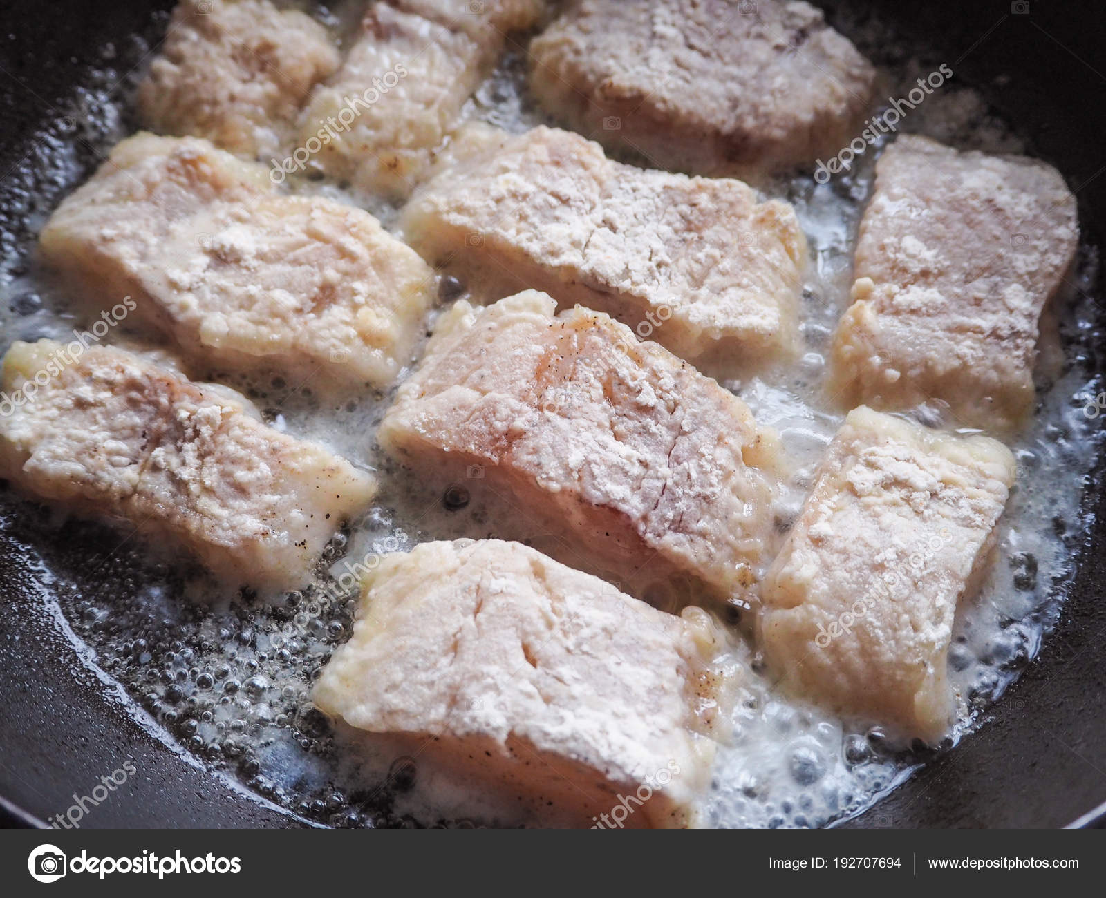 Raw Fish Fillets Ready Frying Stock Photo by ©sablinstanislav 192707694
