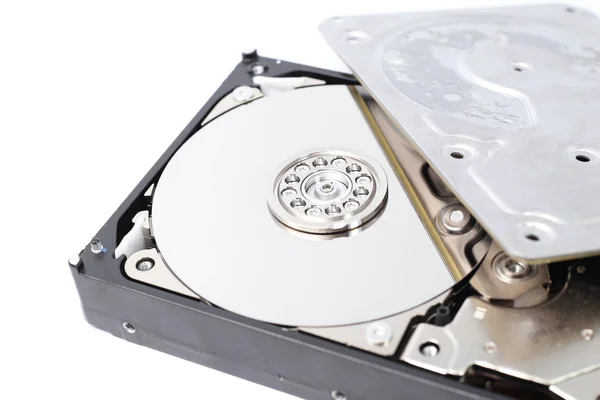 Inside Computer Hard Disk Drive (HDD) — Stock Photo © coffeekai #136007410