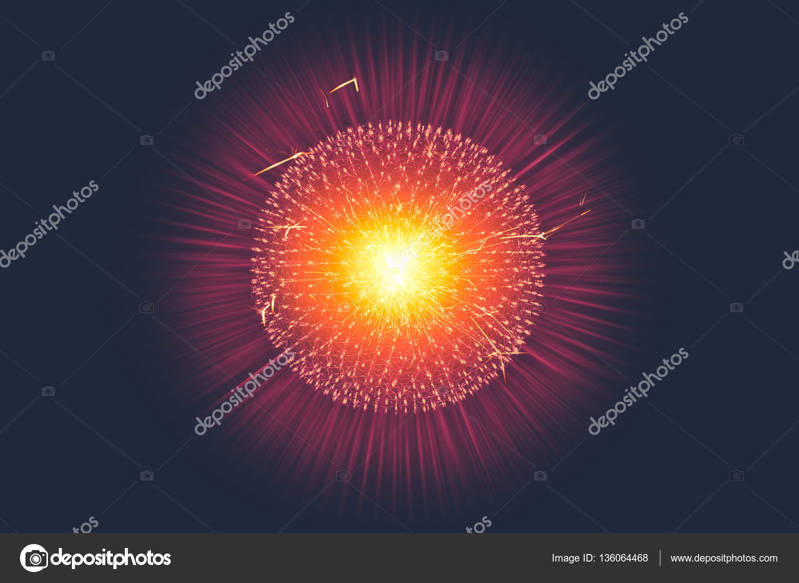 CG science structure form of Nucleus Atom Nuclear explode bomb emit x ...