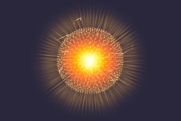 Nucleus of Atom Ball or Nuclear Explode Ray radiation light science ...