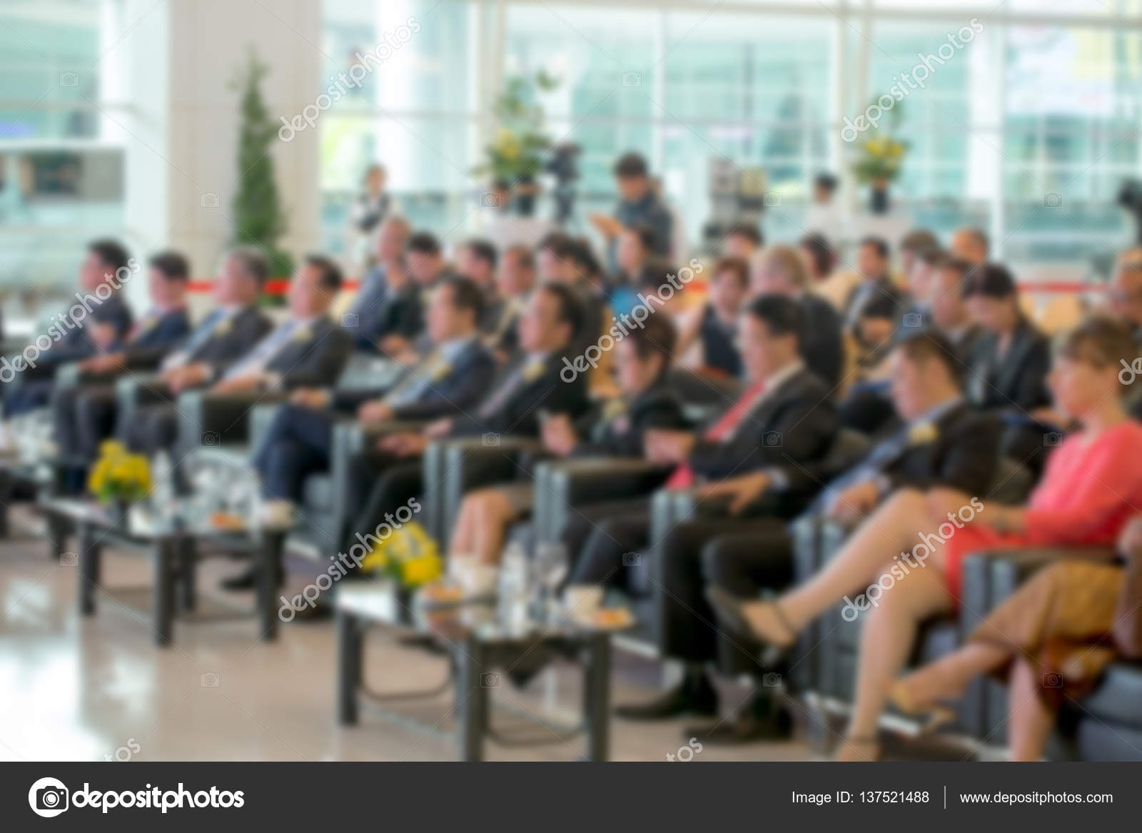 Blur VIP person grand opening expo event. — Stock Photo © coffeekai ...