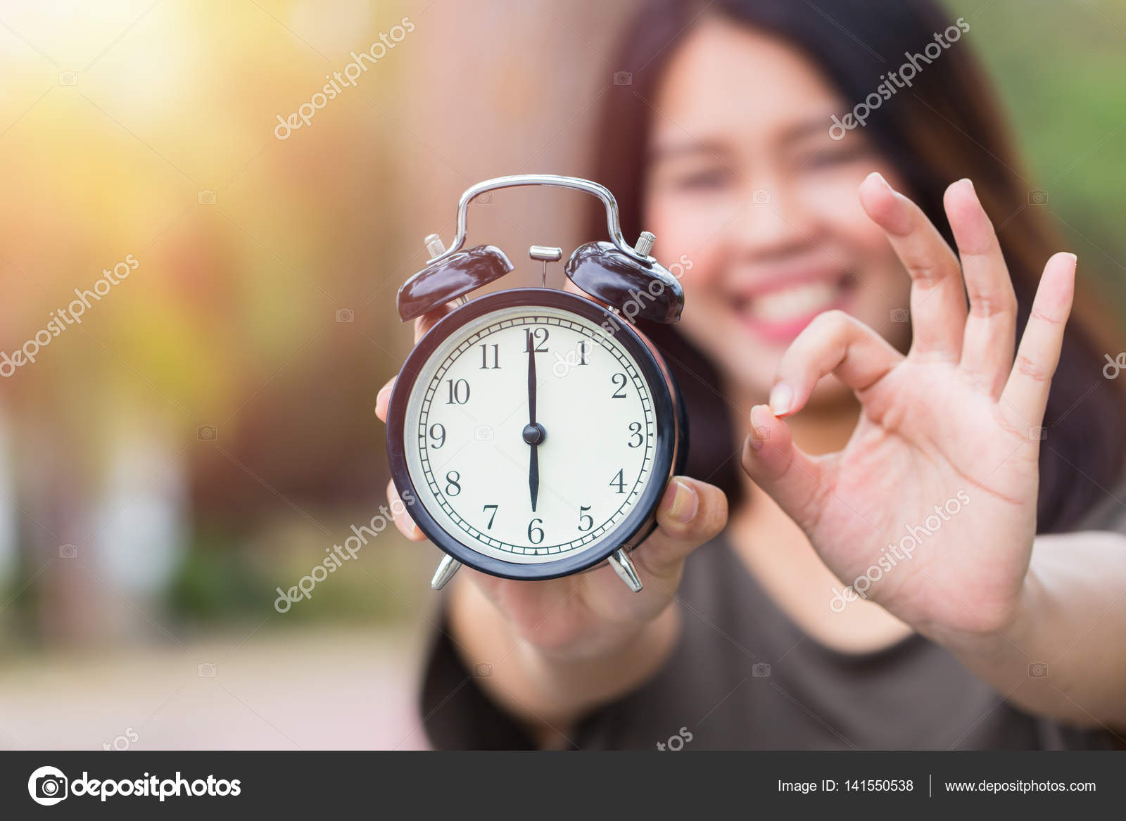 Times is OK or Right time with right job concept. — Stock Photo ...