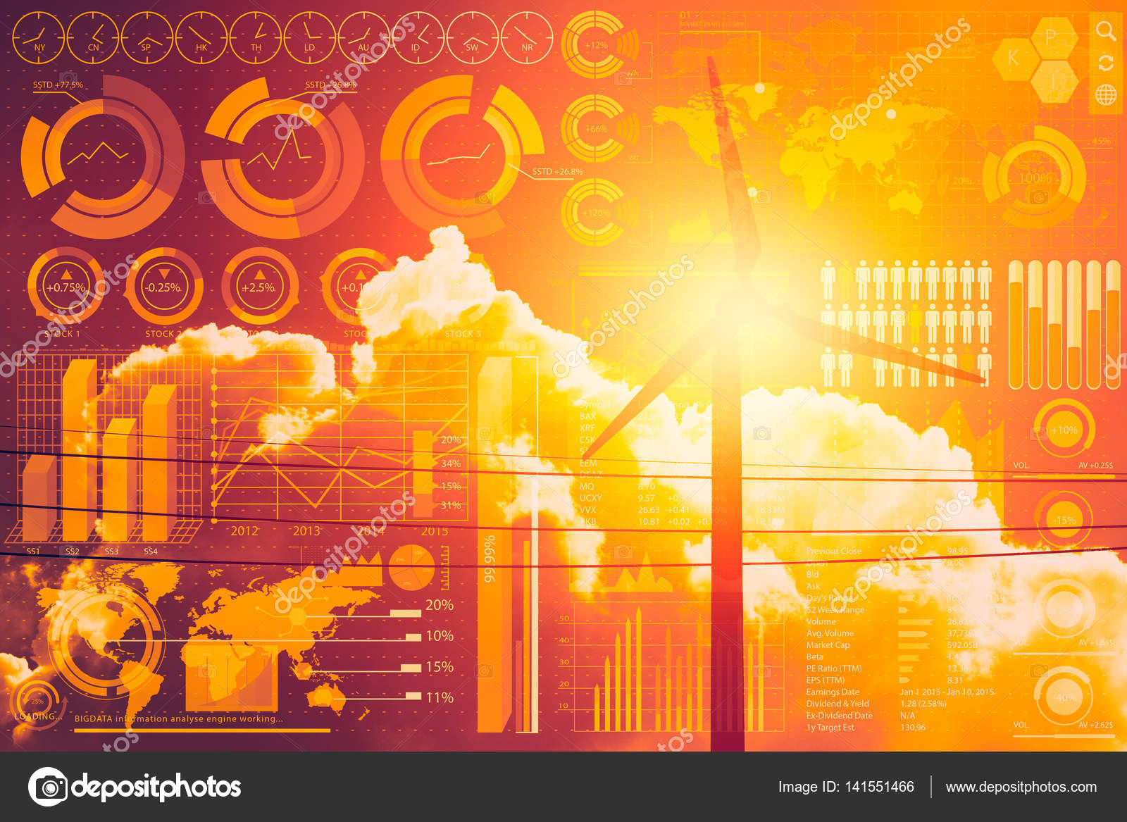 Future of power and technology Stock Photo by ©coffeekai 141551466