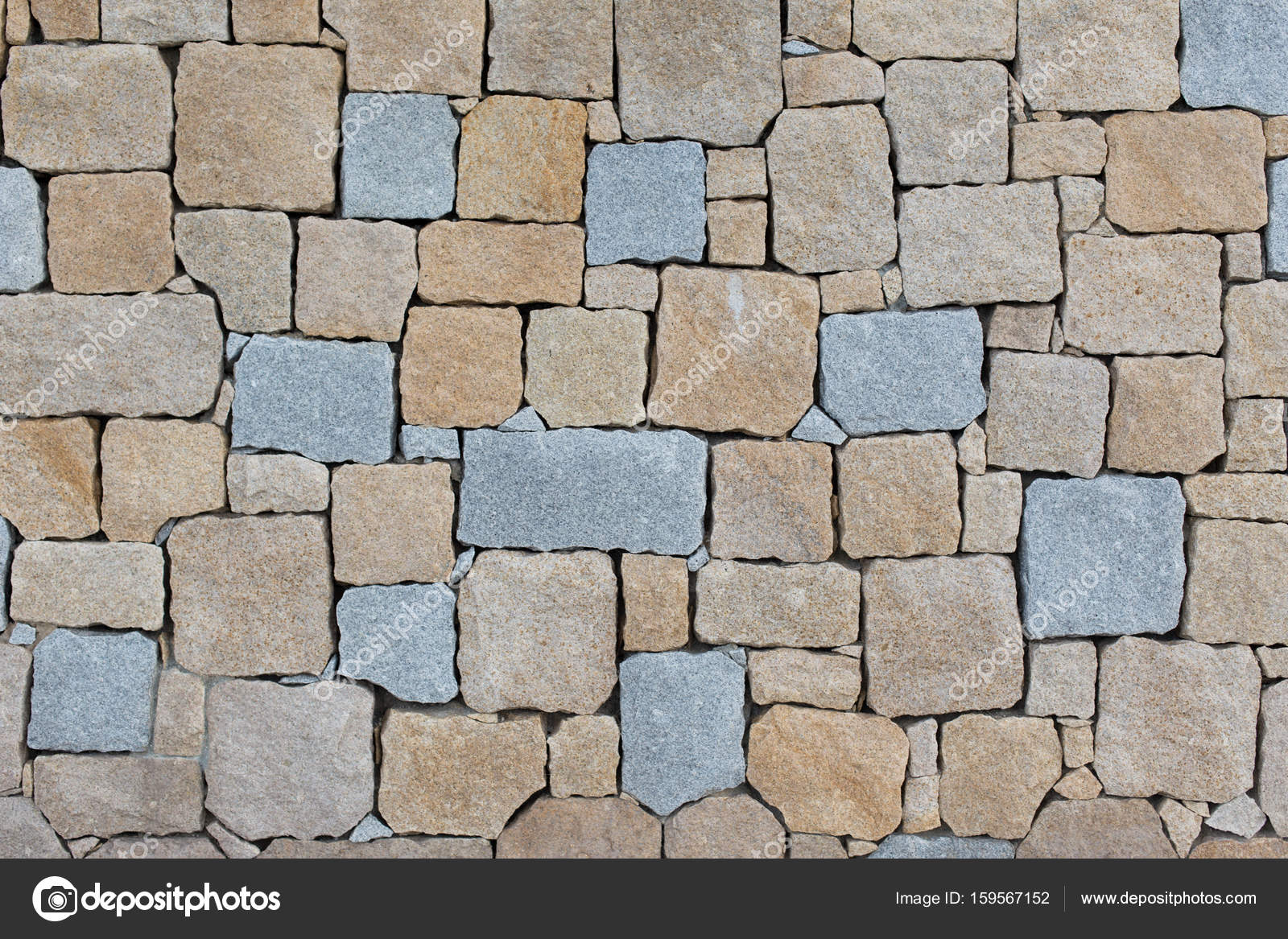 Color Rock Wall Pattern. Stock Photo by ©coffeekai 159567152