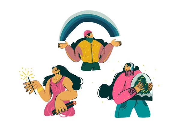 Vector Cartoon Illustration Mustache Man Doing Kick Stone Leg Isolated ...