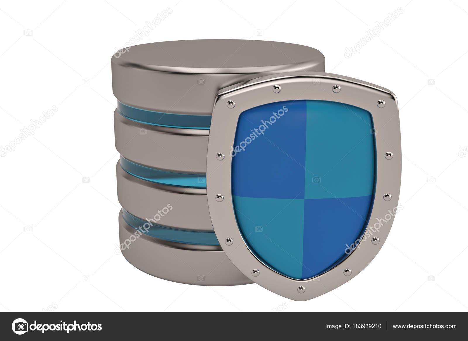 Database and computer data security concept metal hard disk icon Stock Photo by ©holmessu 183939210