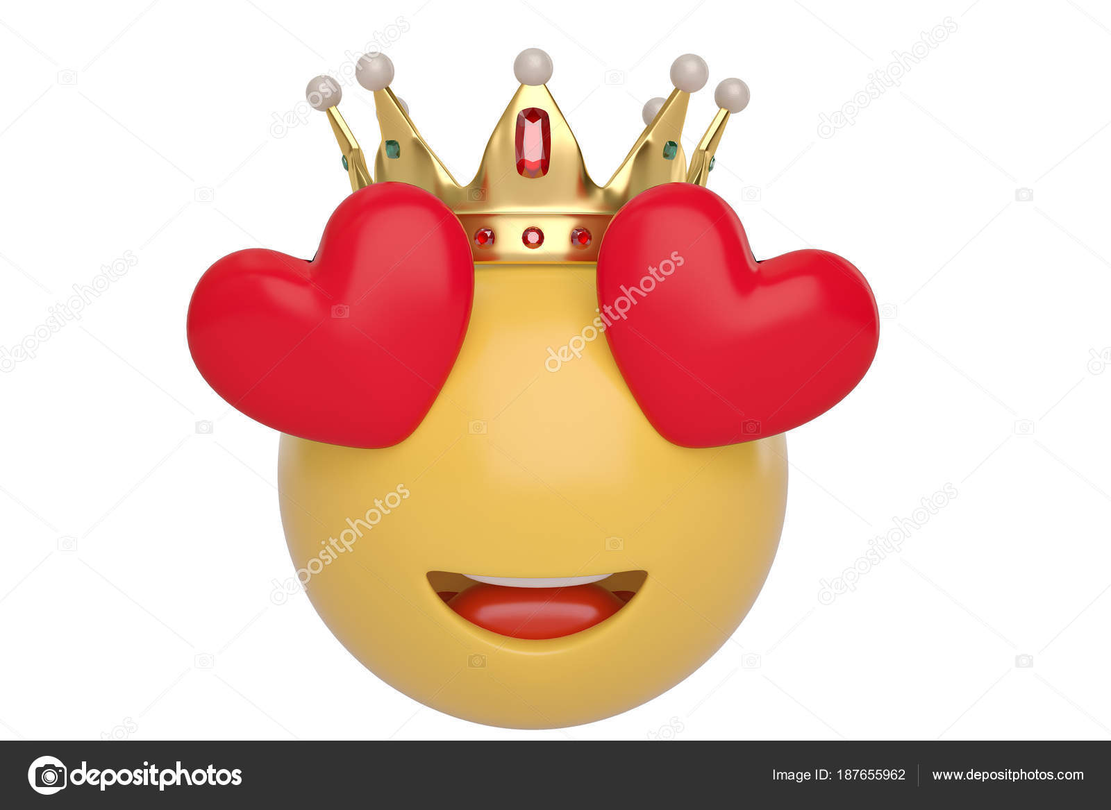 Krone Emoji Hintergrund