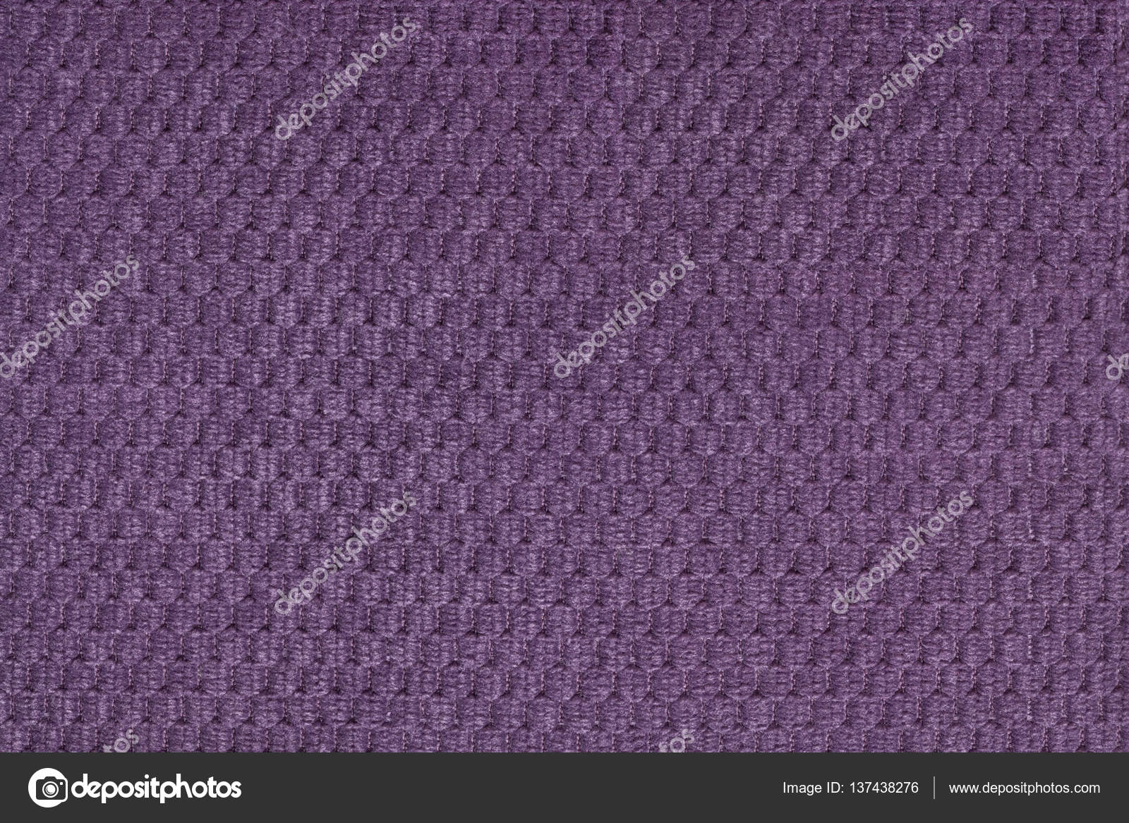 Dark violet background from soft fleecy fabric closeup. Texture of ...