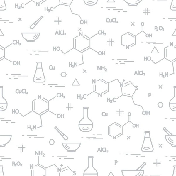 Hand draw chemistry seamless pattern. — Stock Vector © marmarto #87629544